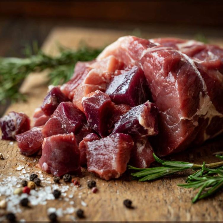 Beef Diced Steak & Kidney | The Black Farmer