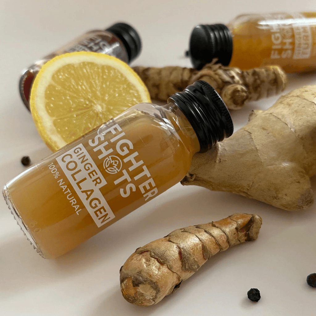 Fighter Shots - Ginger + Collagen – The Black Farmer